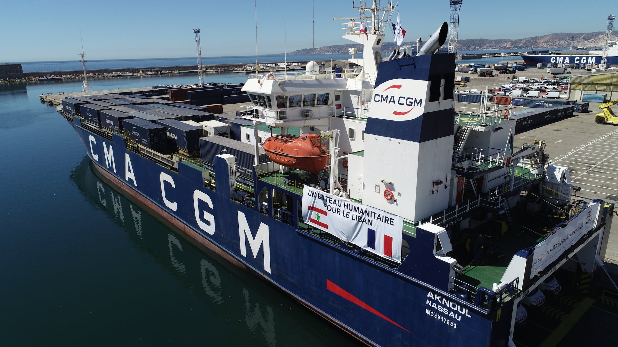 “A Humanitarian Ship for Lebanon” A fully loaded humanitarian ship has ...